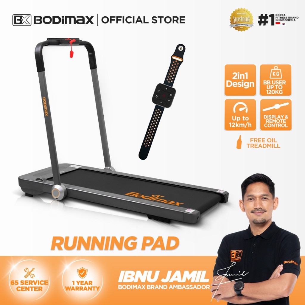 Jual N E W BODIMAX RUNNING PAD - Treadmill/Alat Olahraga | Shopee Indonesia