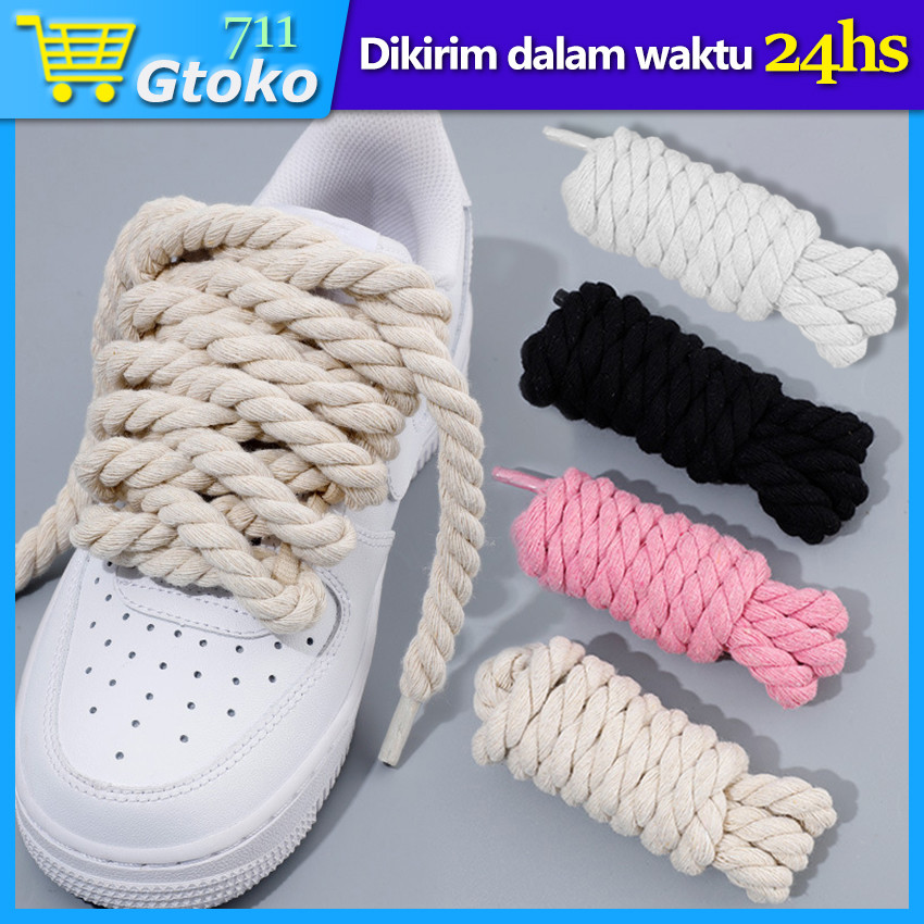 Jual Tali Sepatu Bulat Rope Tambang Besar Rope Laces Tali Sepatu ...