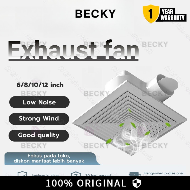 Jual BECKY Exhaust fan/heksos penyedot asap dapur/heksos penyedot ...