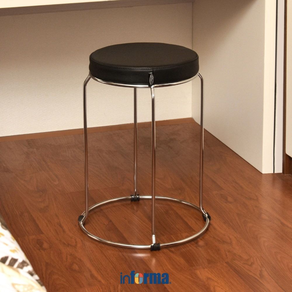 Jual Informa Neo Titans Bangku Kulit - Hitam Multipurpose Stool Bangku ...