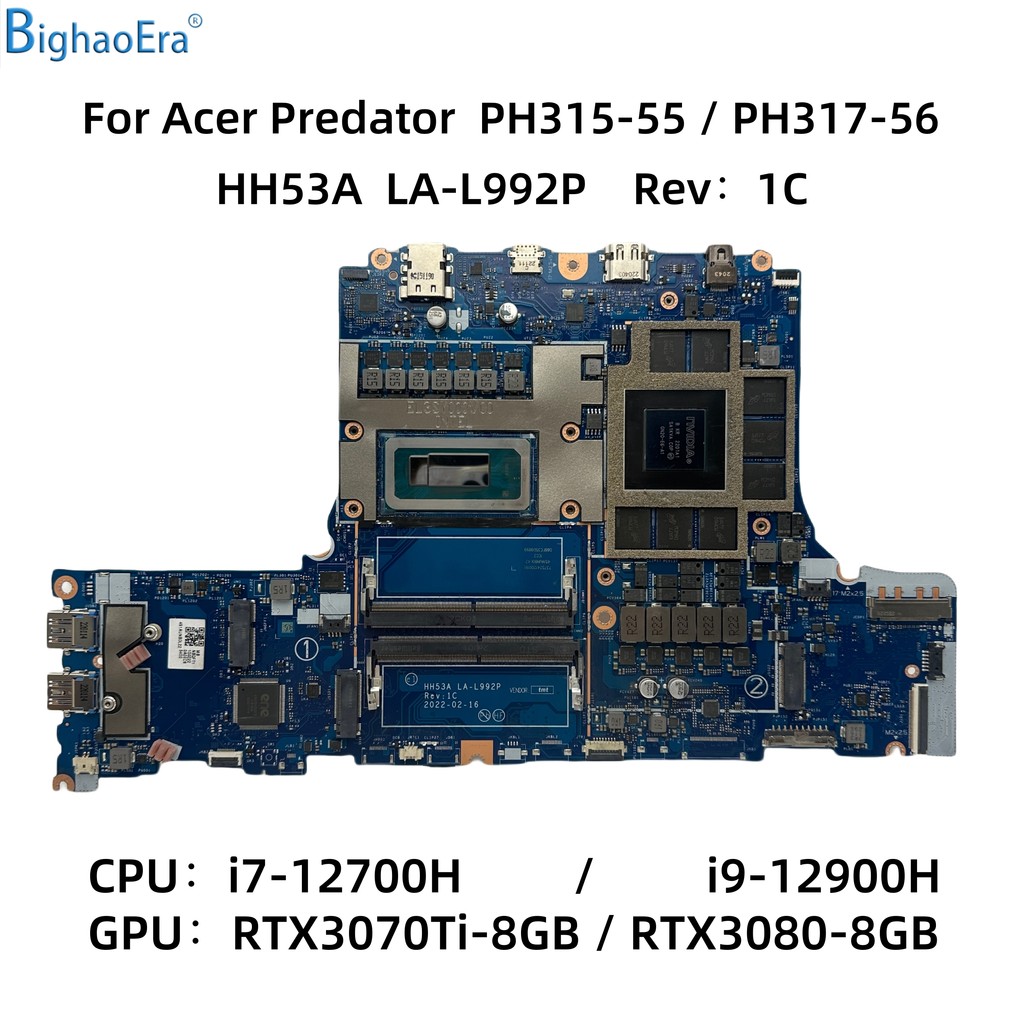 Jual For Acer Predator PH315-55 PH317-56 Laptop Motherboard LA-L992P ...