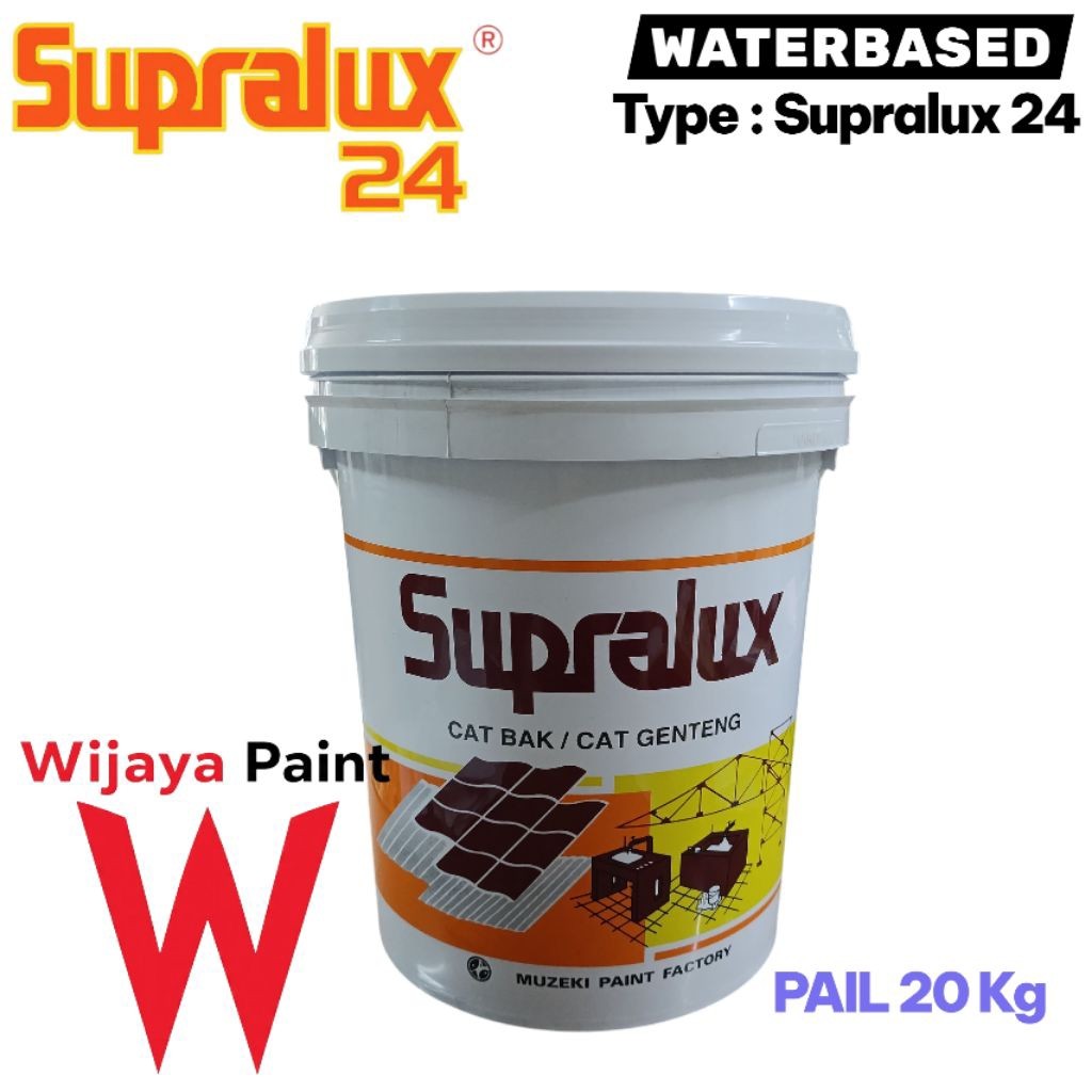 Jual SUPRALUX Cat Genteng SP 24 20kg (Pail) | Shopee Indonesia