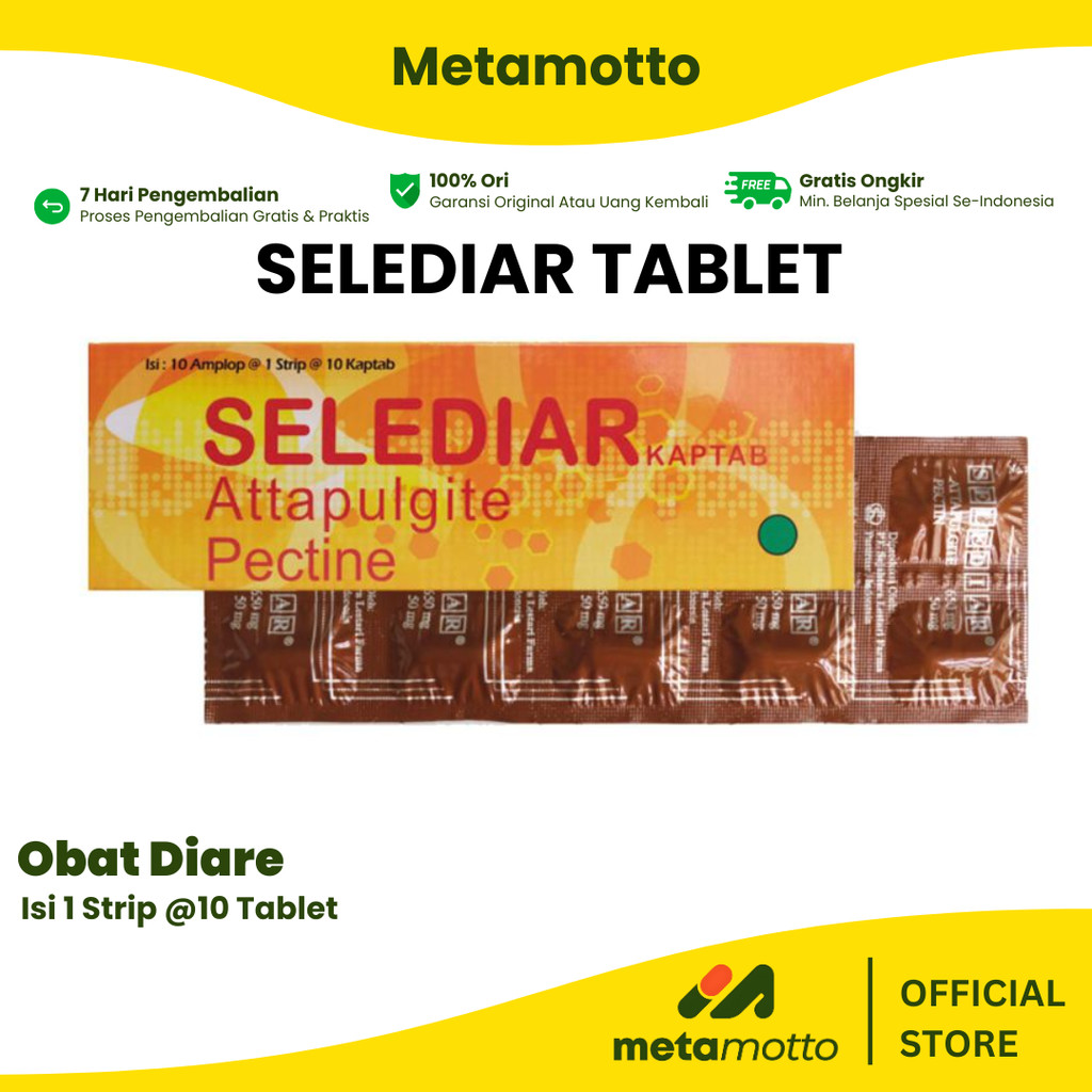 Jual Selediar Kaplet Strip Isi 10 Kaplet - Metamotto | Shopee Indonesia