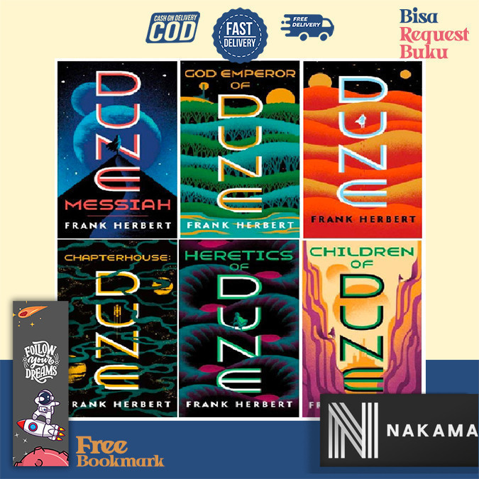 Jual BUNDLE / COMPLETE Dune Series Set (6 Books) Dune | Dune Messiah ...