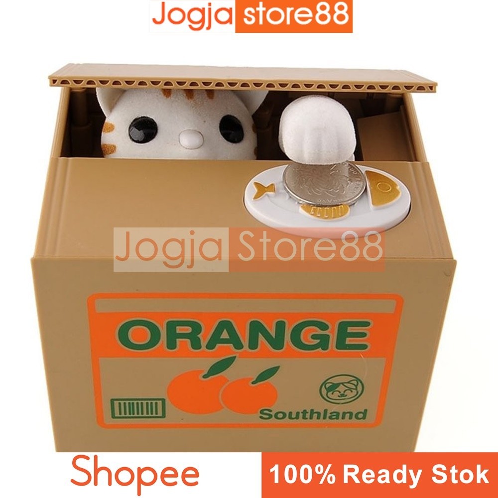 Jual Celengan Desain Kucing Dalam Dus Lucu Memiliki Fungsi yang Unik ...