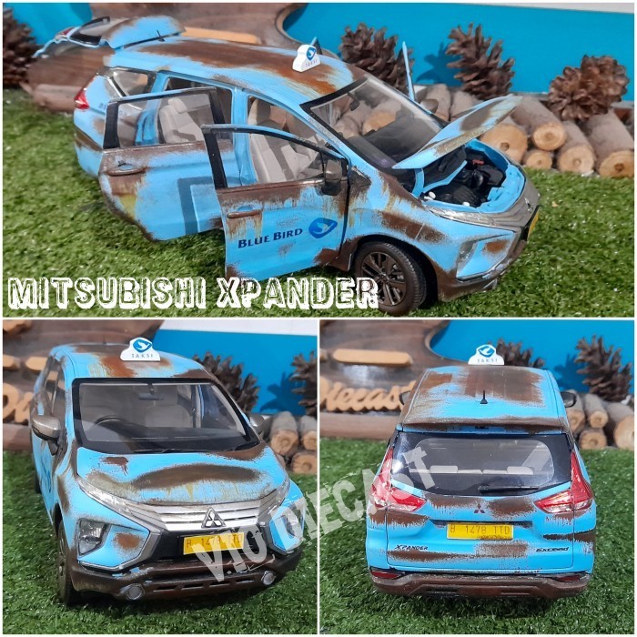 Jual Mitsubishi Xpander Blue Bird rusty effect Scala 1:18 MAINAN ANAK ...