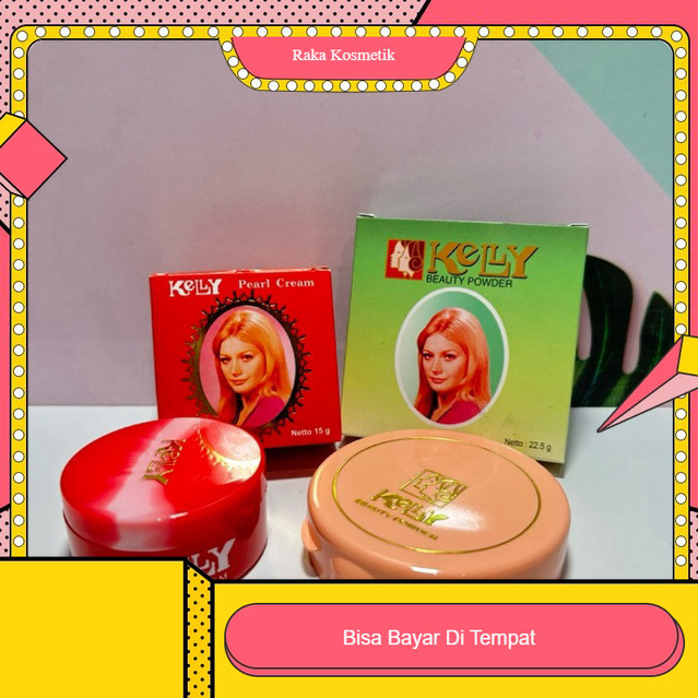Jual Kelly Pearl Cream 5gr/ 15gr + Kelly Compact Powder Original BPOM ...