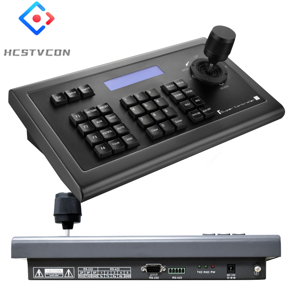 Jual Camera Control Keyboard PTZ Controller Joystick RS232/422 for Live-streaming Studio Large ...
