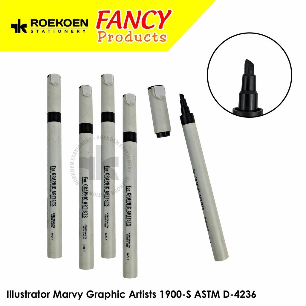 Jual Illustrator Marvy Graphic Artists 1900-S ASTM D-4236 | Shopee ...