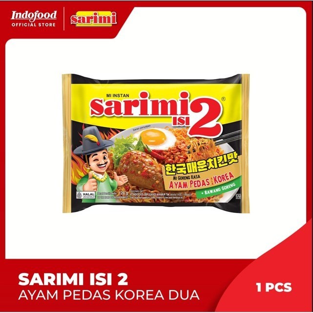 Jual Sarimi Goreng Ayam Pedas Korea Isi Dua 120 Gr | Shopee Indonesia