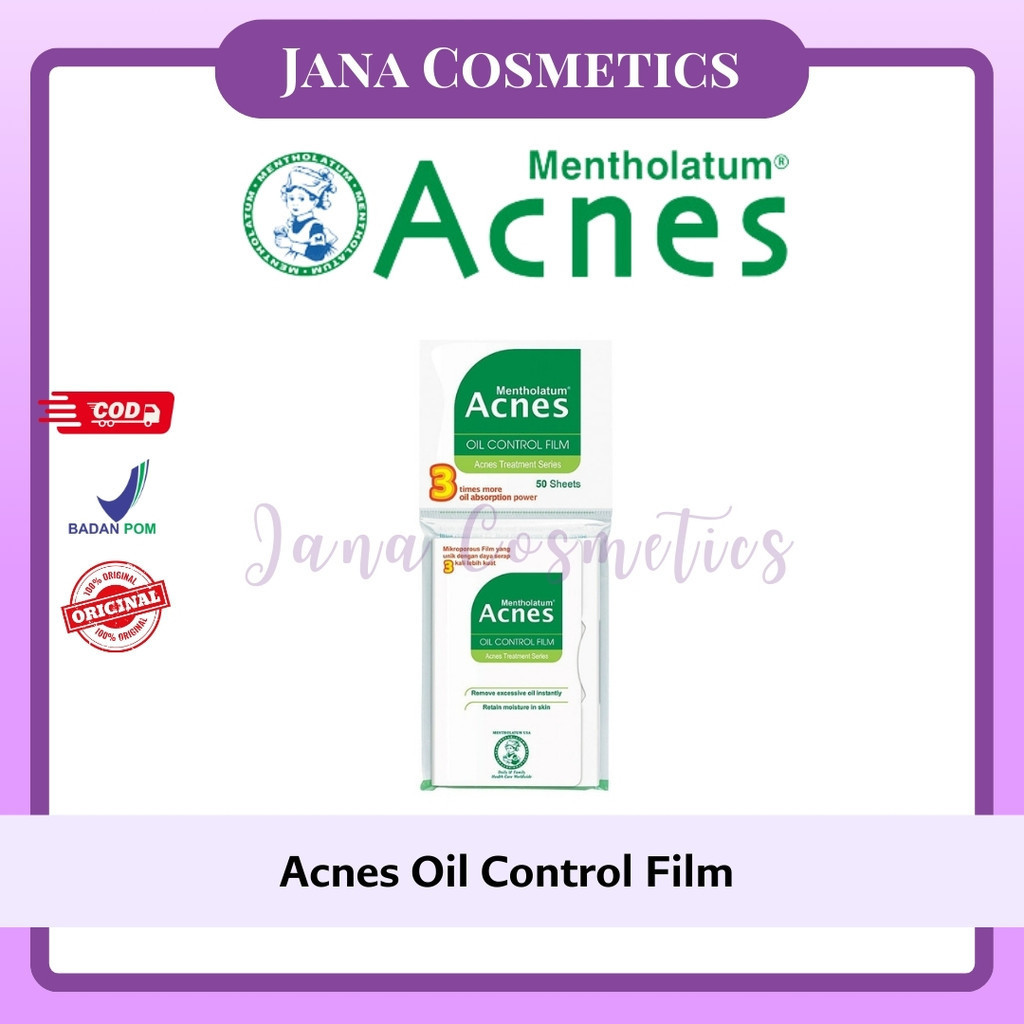 Jual Acnes Oil Control Film | Kertas Minyak isi 50 lembar | Shopee ...