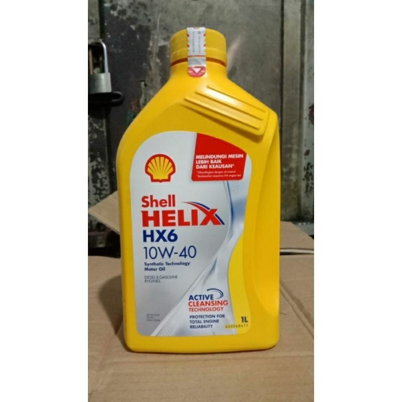 Jual Oli Shell Helix Hx6 10w-40 1L | Shopee Indonesia