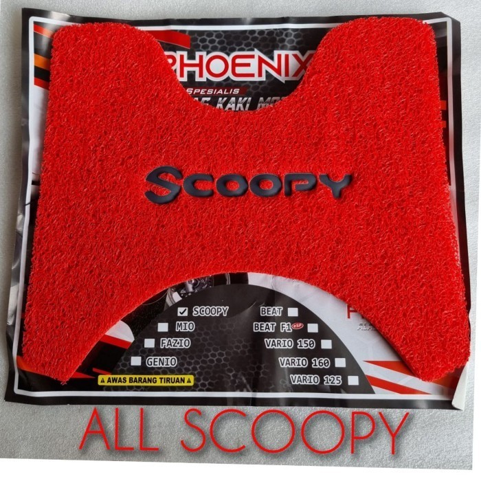 Jual Karpet Kaki Tebal Double Spoon Eva Merah Tulisan PRESS Orisinil ...