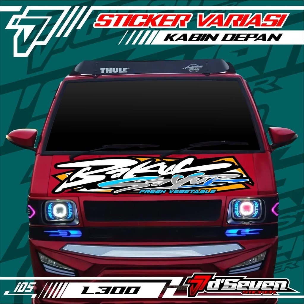 Jual Stiker Kabin Depan All Pick Up BAKUL SAYUR Full Laminasi BISA ...
