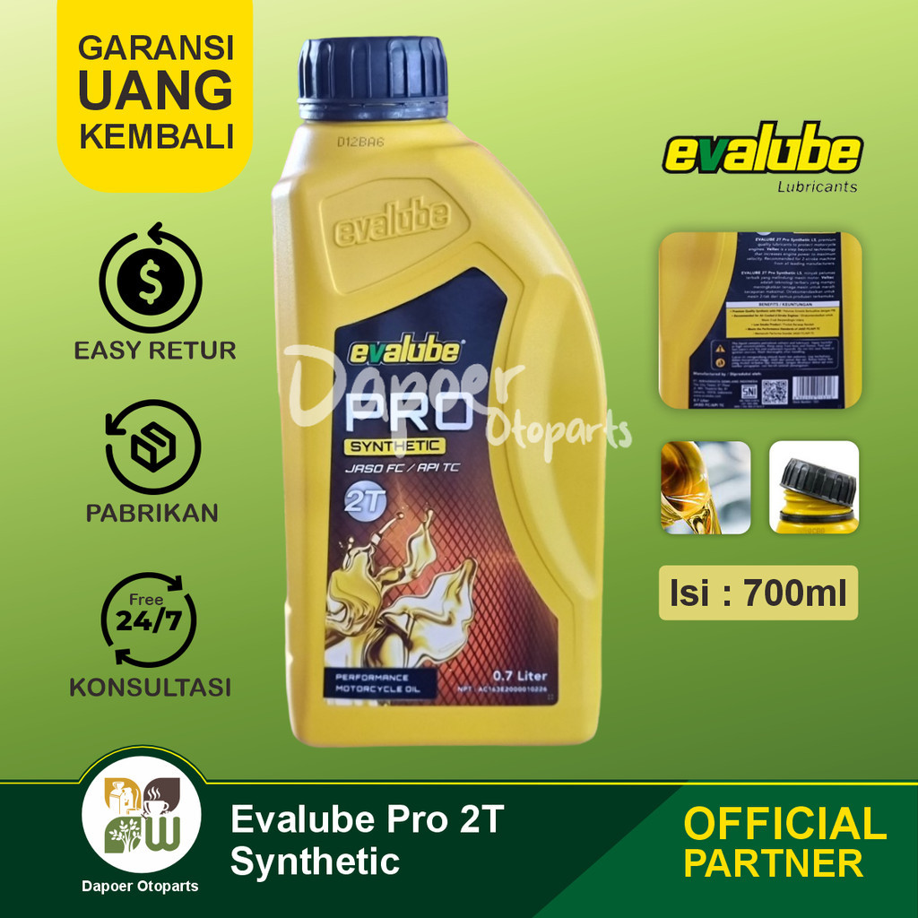 Jual Evalube Pro Synthetic 2T Oli Samping Motor 2 Tax Universal Botol ...