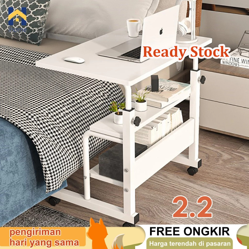 Jual NH87UT IH Meja Laptop Lipat Adjustable dengan Roda Meja Laptop ...