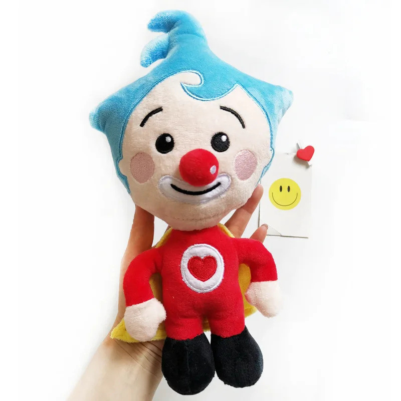 Jual 25cm Cute Plim Plim Clown Plush Toy Cartoon Stuffed Plush Doll ...