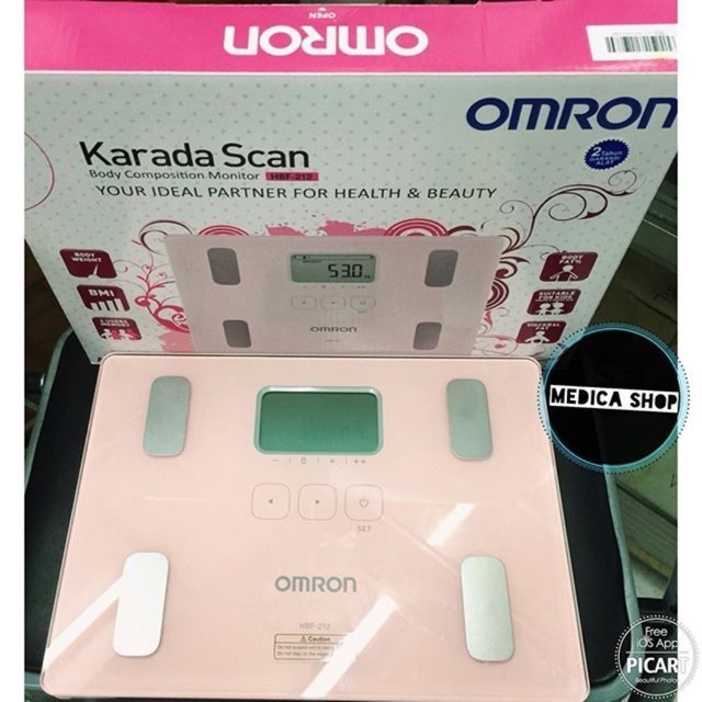 Jual Timbangan Badan Digital + pengukur Body Fat Karada Scan OMRON HBF ...