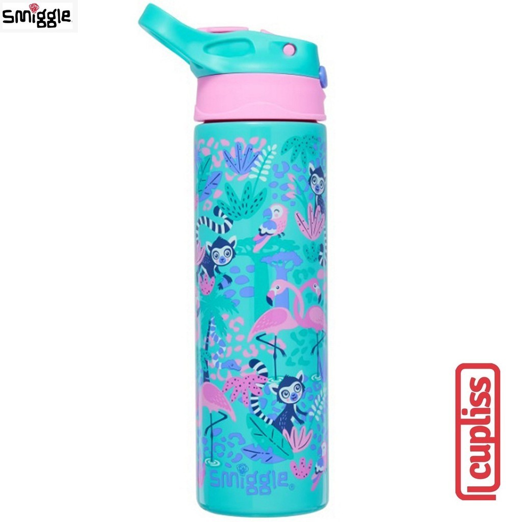 Jual SMIGGLE Drink Bottle 443806 Wild Side Flip Insulated Stainless ...