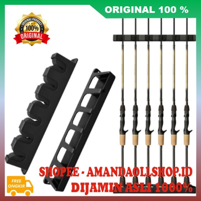 Jual Rak Pancing Dinding Gantungan Pancing Joran Dinding Tempat Pancing ...