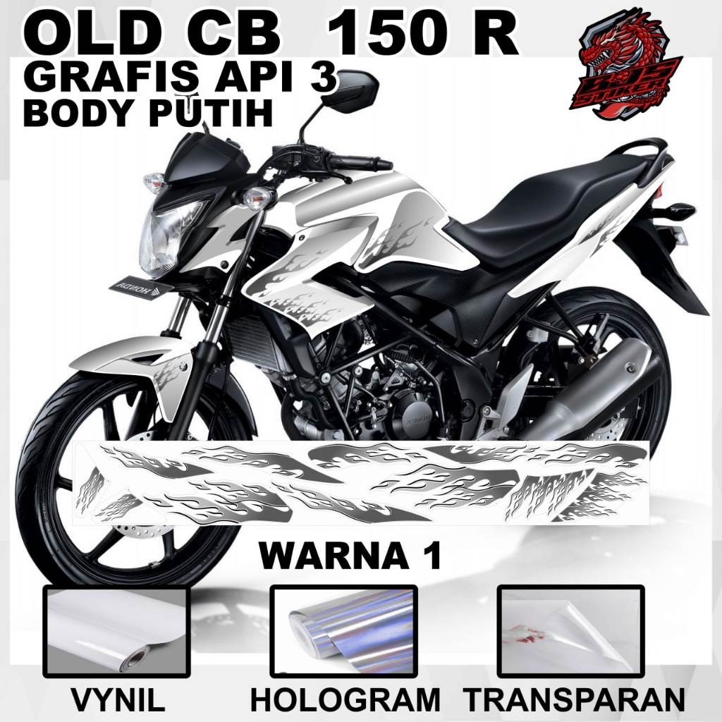 Jual stiker striping list variasi Old CB 150 r v3 CB150r lama v3 api3 ...