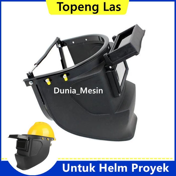 Jual Topeng Kedok Las Clip Cap Welding Helmet Mounted On A Safety ...
