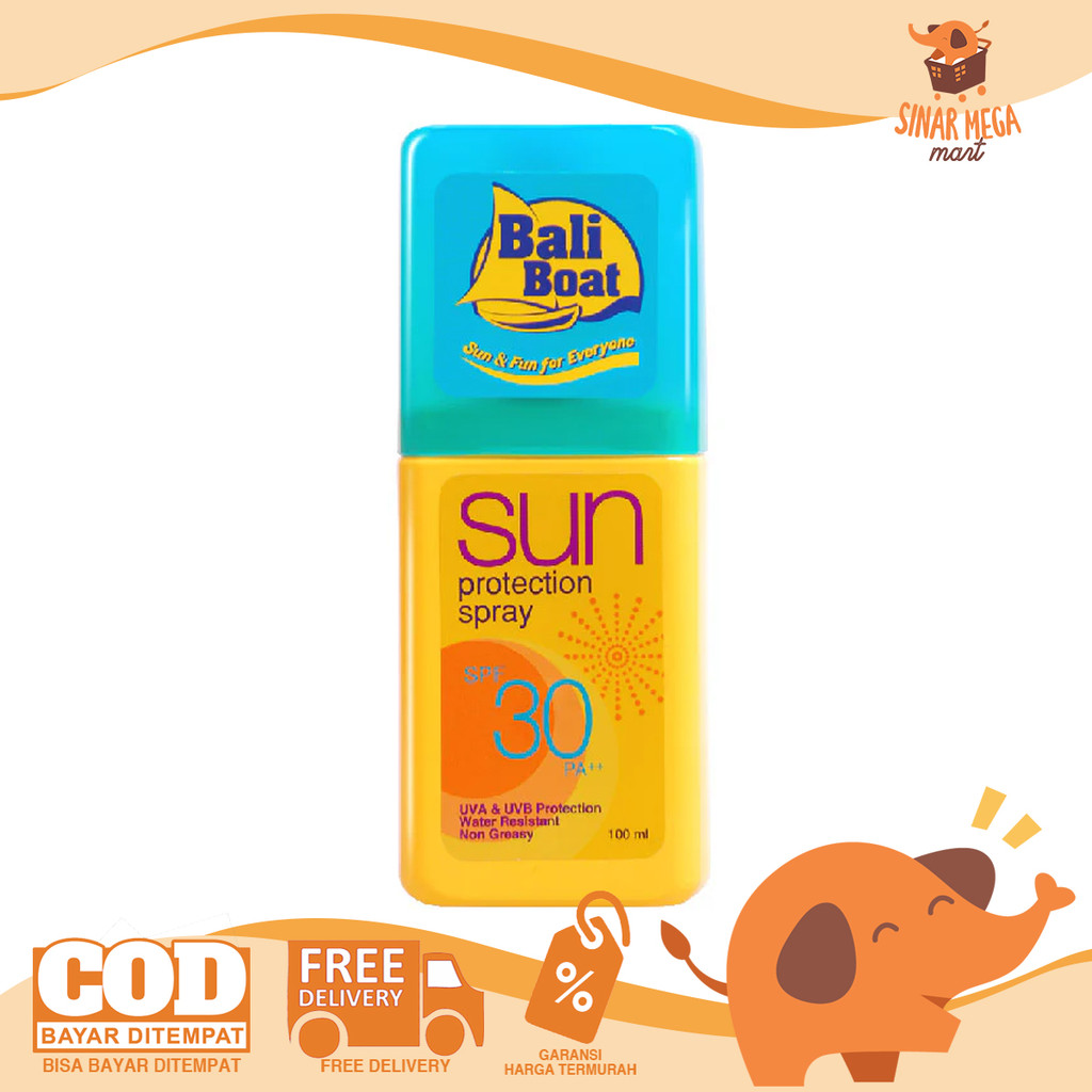 Jual HERBORIST Bali Boat SPF 30PA++ Sunscreen Semprot Sun Protection ...