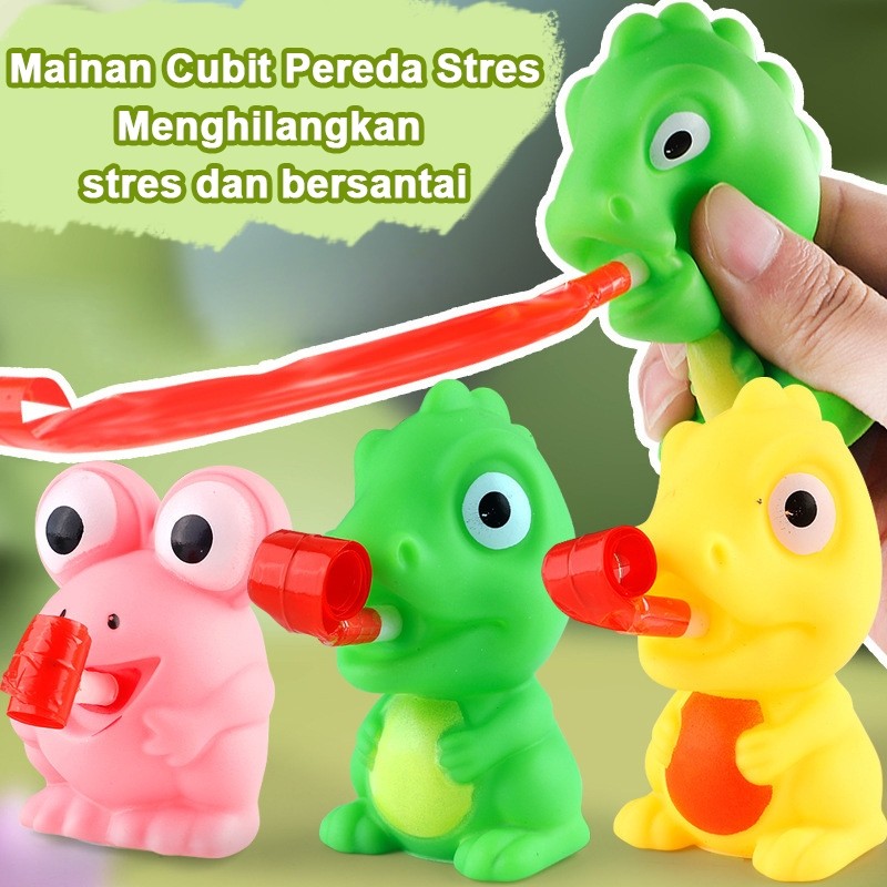 Jual Squishy Katak Tongue Out Pencet Bisa mengeluarkan Suara Lucu ...
