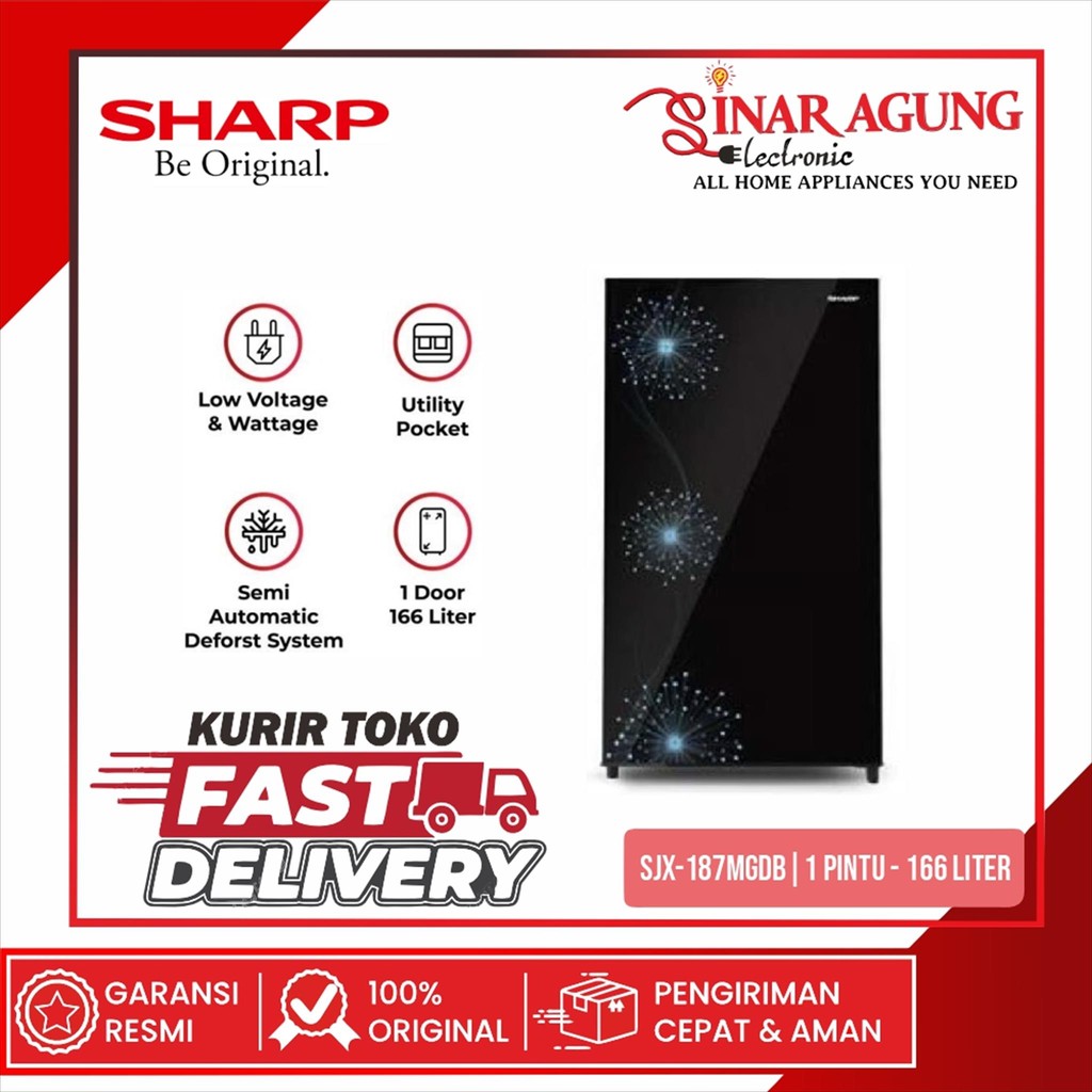 Jual SHARP SJX187MGDB / SJX-187MGDB KULKAS 1 PINTU - GARANSI RESMI | Shopee Indonesia