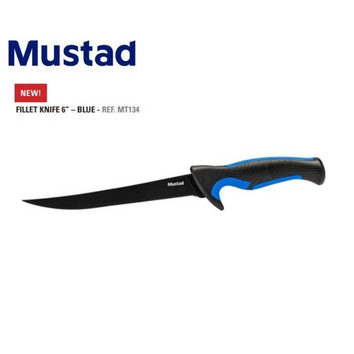 Jual pisau fillet Mustad 6" Fillet Knife Medium Flex MT134 | Shopee ...