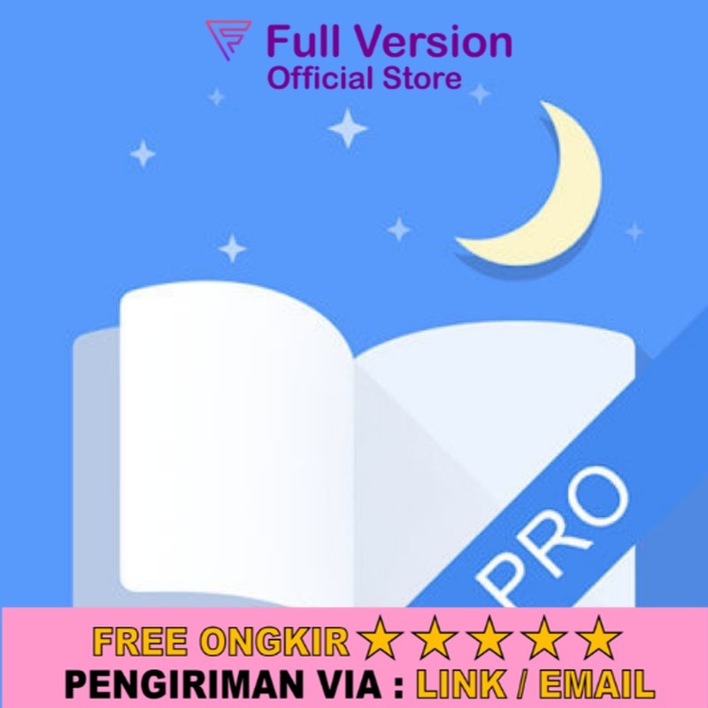 Jual Software Aplikasi pembaca E-book Moon+Reader Pro Android | Shopee ...