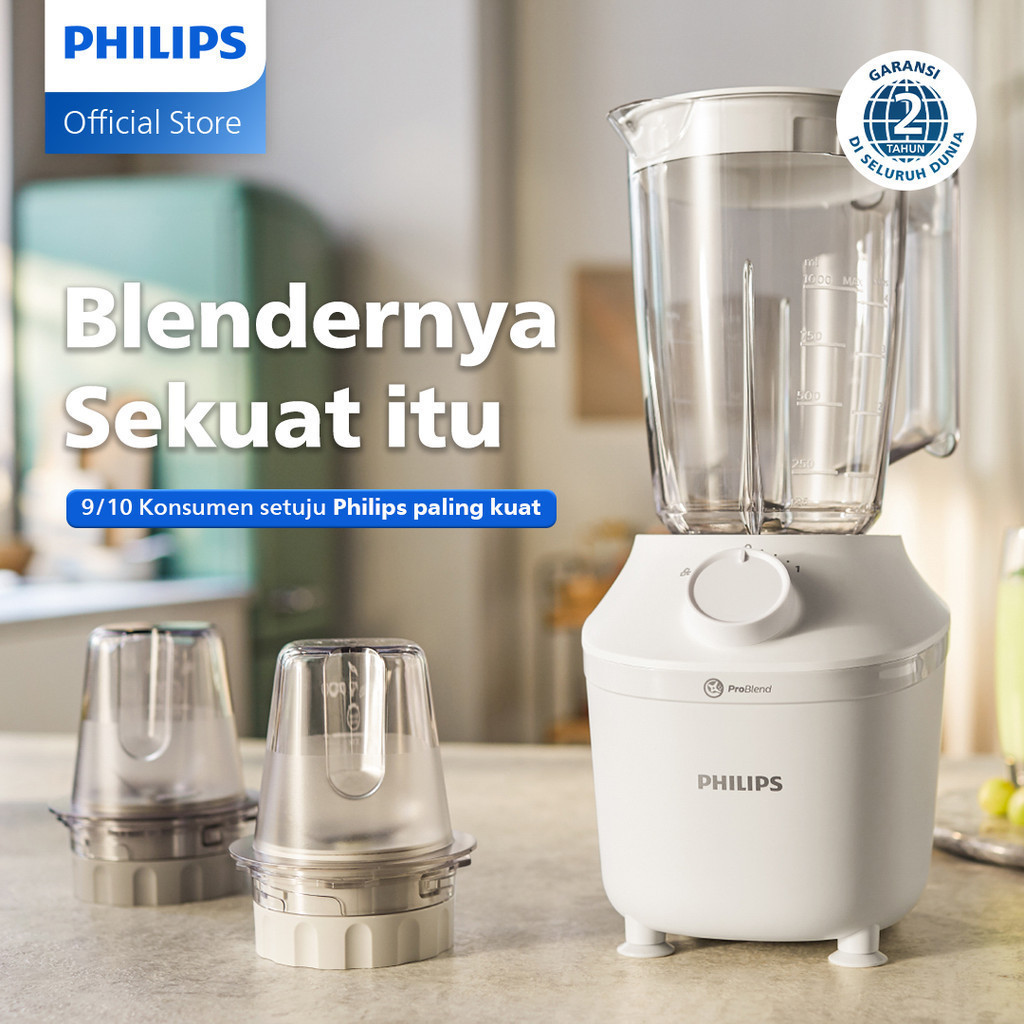 Jual Philips Blender Plastik 1 Liter - 3000 series HR2042/30 - Blender ...