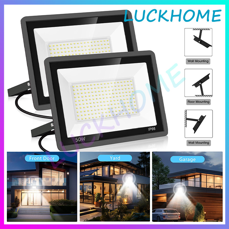 Jual Lampu Tembak Flood Light 30W 50W 100W Lampu Sorot Led Anti Air Lampu Kap Sorot Led Lampu ...