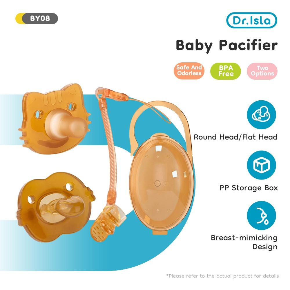 Jual Dr.isla Empeng Bayi 0 6 Bulan BPA FREE Dot Bayi Dengan Rantai Dan ...