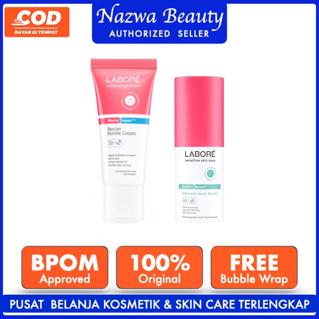 Jual Labore Acne Care Duo - Barrier Revive Cream 50ml & AcnePro Biome ...
