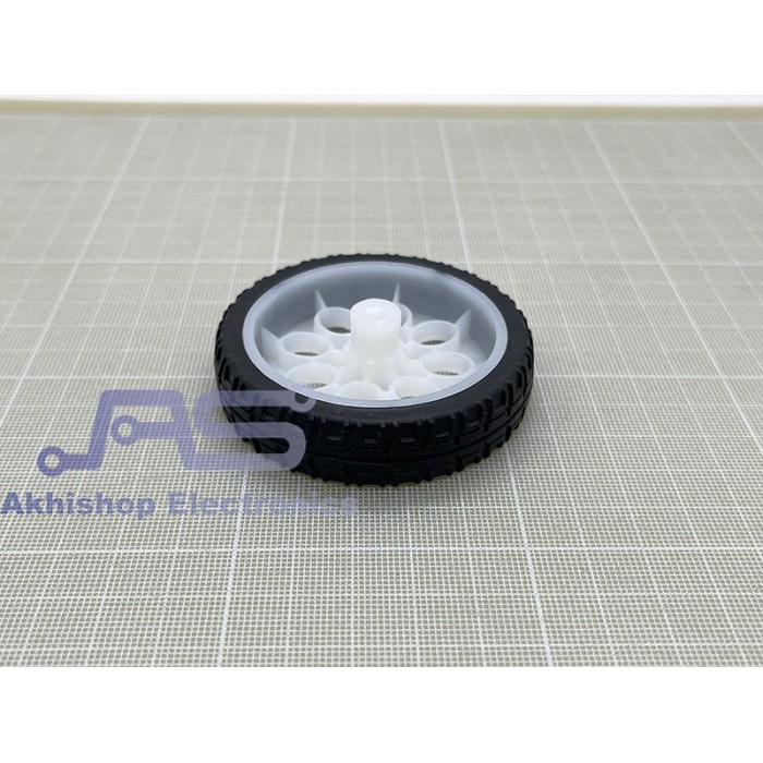 Jual KZM DIY Smart Car Wheel Roda Robot Type 521 Diameter 65mm Shaft ...
