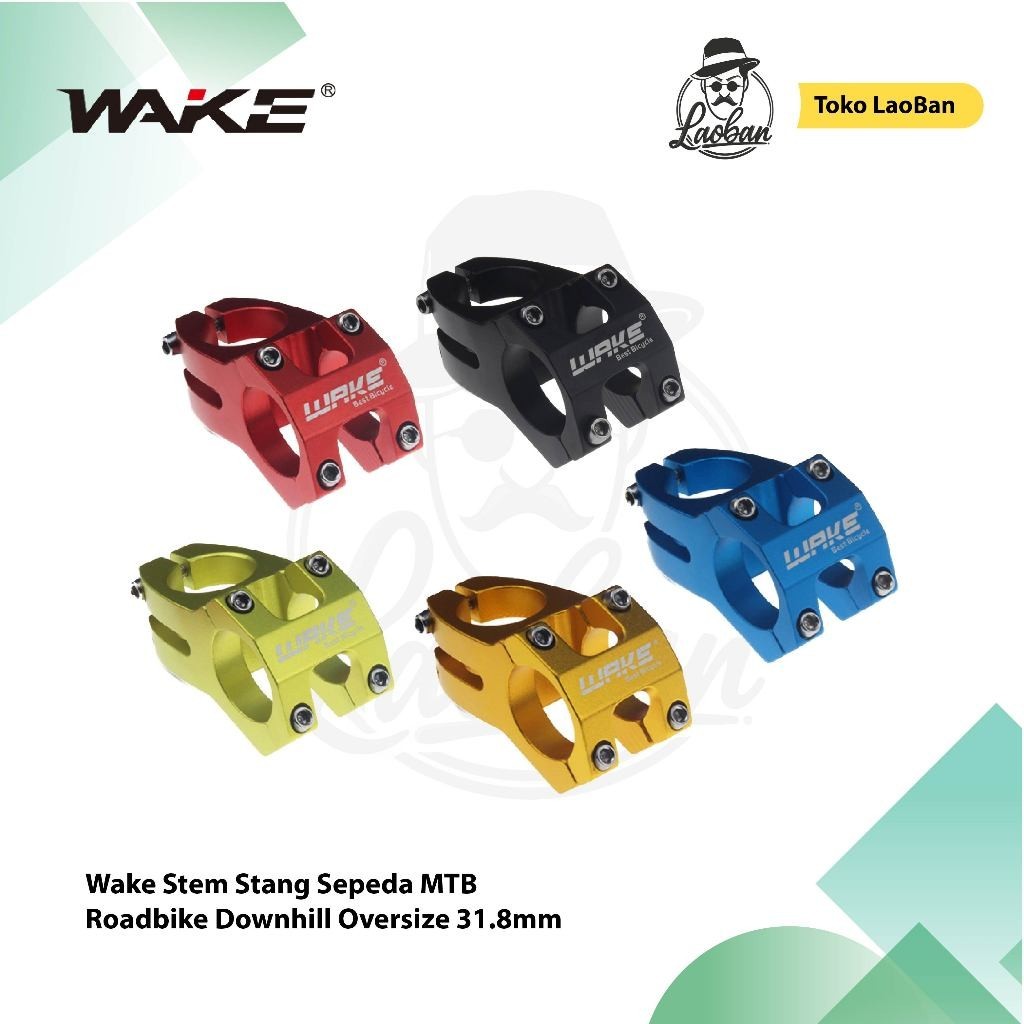 Jual Wake Stem Stang Sepeda Oversize OS Alloy 31.8mm MTB Roadbike ...