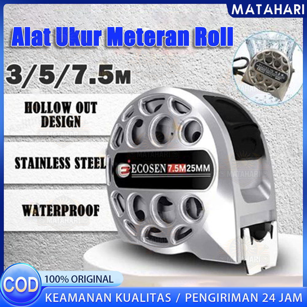 Jual Meteran 10 Meter Paling Kuat Unik Stainless Anti Karat Anti Air Murah Anti Pecah Tukang ...