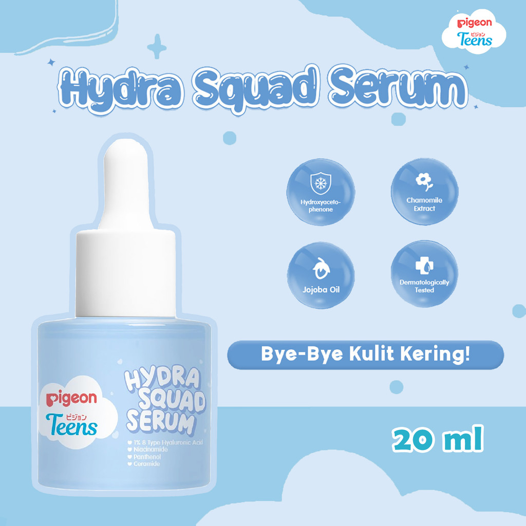 Jual Pigeon Teens Hydra Squad Serum 20ml Untuk Kulit Kering Serum ...