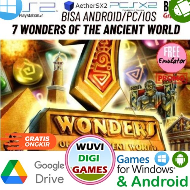 Jual Jual Game PS2 7 Wonders Of The Ancient World | Bisa di PC ...