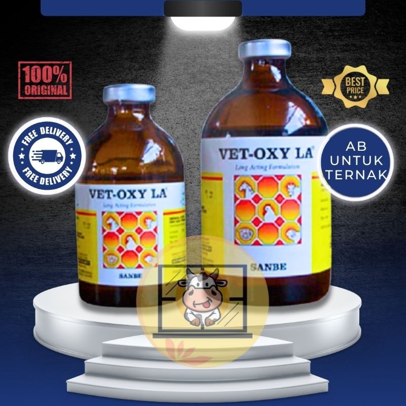 Jual VET - OXY LA Kemasan 50ml dan 100ml VETOXY Injeksi Obat Ayam, Sapi ...
