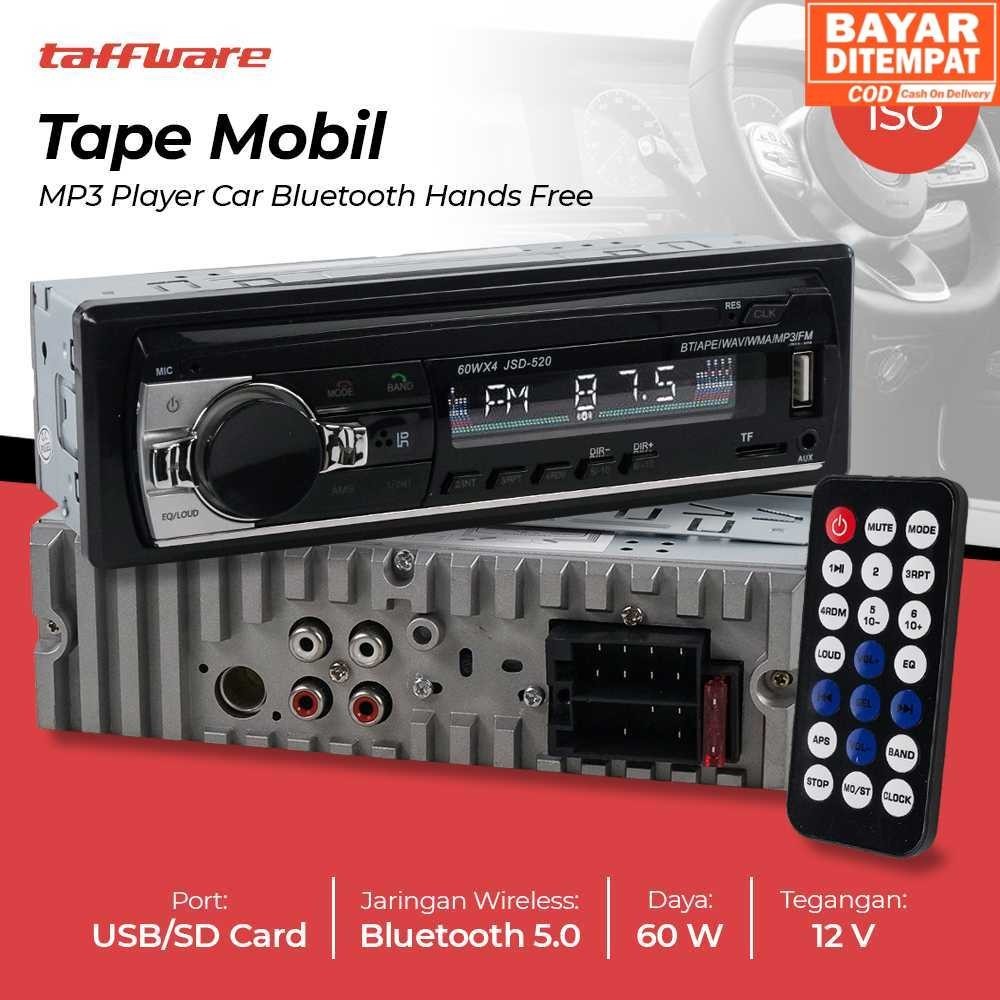 Jual ( Hstore33 ) Taffware Tape Mobil Audio MP3 Player Car Bluetooth ...