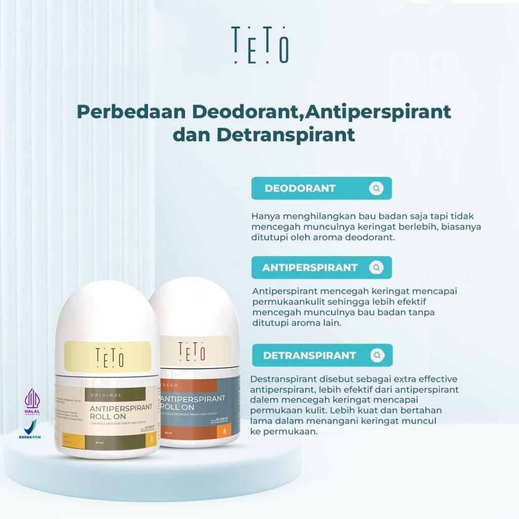 Jual Teto Hand and Foot Spray 30ml yang mengurangi keringat & bau ...