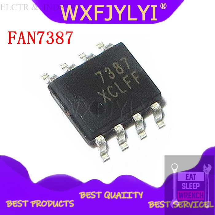 Jual FAN7387 FAN7387MX FAN 7387 SOP8 SMD IC transistor dan konduktor ...