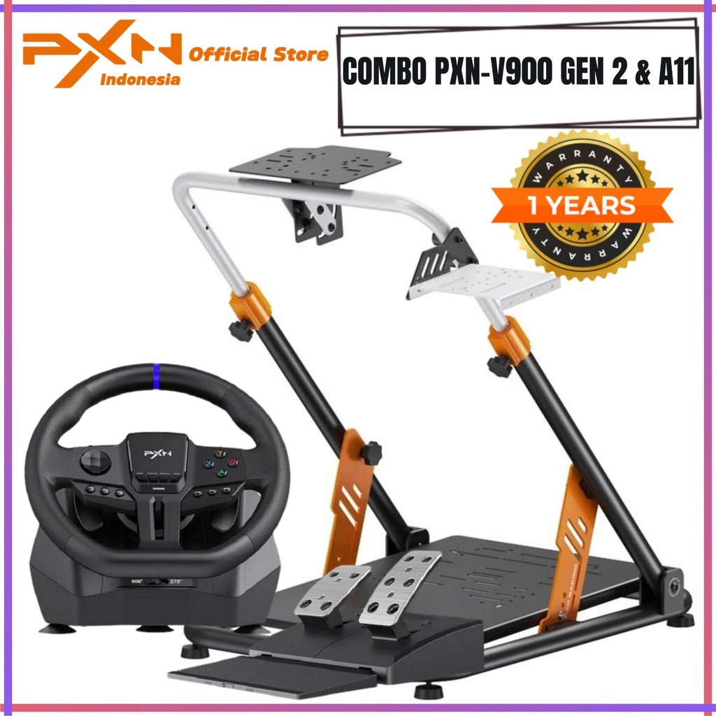 Jual COMBO PXN V900 GEN 2 with A11 Steering Wheel Stand | Shopee Indonesia