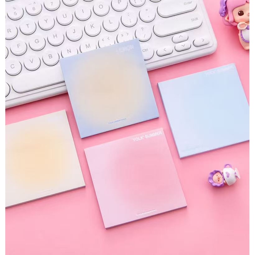 Jual 50 Lembar Sticky Notes Aesthetic Korea Sticky Note Pastel Memo ...