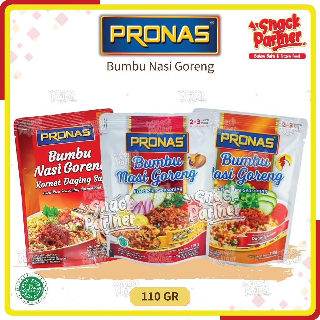 Jual PRONAS - BUMBU NASI GORENG 110 GR - Fried Rice Nasgor Kornet ...