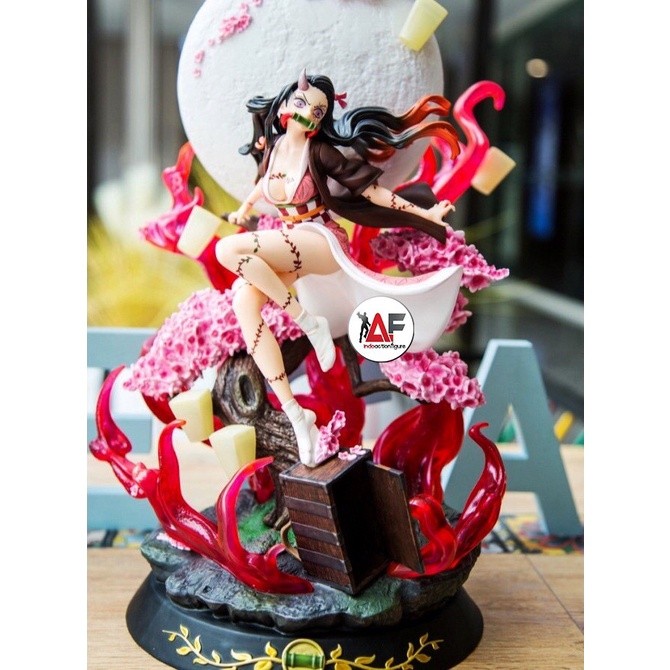 Jual SUPER RARE Statue Action Figure Nezuko Kamado Demon Slayer LED ...