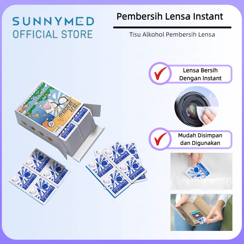 Jual Tisu Pembersih Lensa 1 BOX isi 100 pcs - Lens Cleaning Paper ...