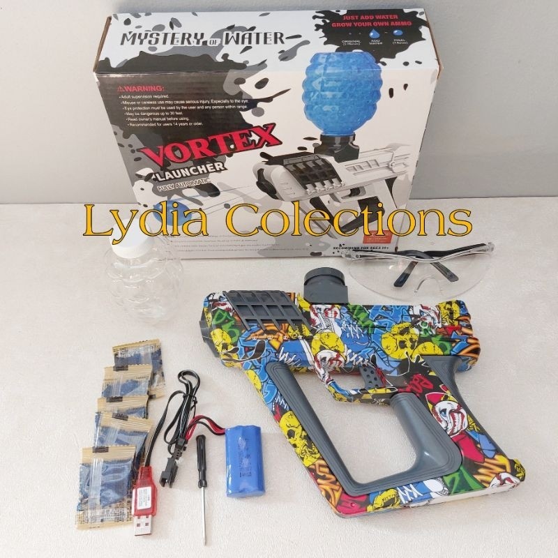 Jual Promo Mainan Pistol Anak Blaster Vortex Elektrik Tembakan Gel ...